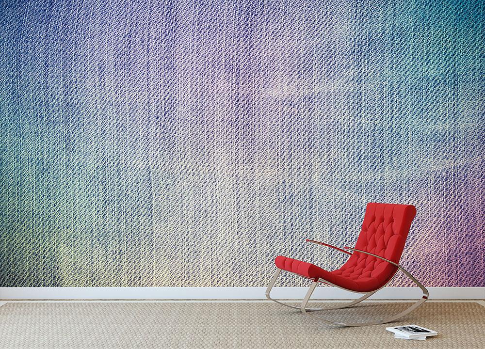 Jeans texture background Wall Mural Wallpaper | Canvas Art Rocks ...
