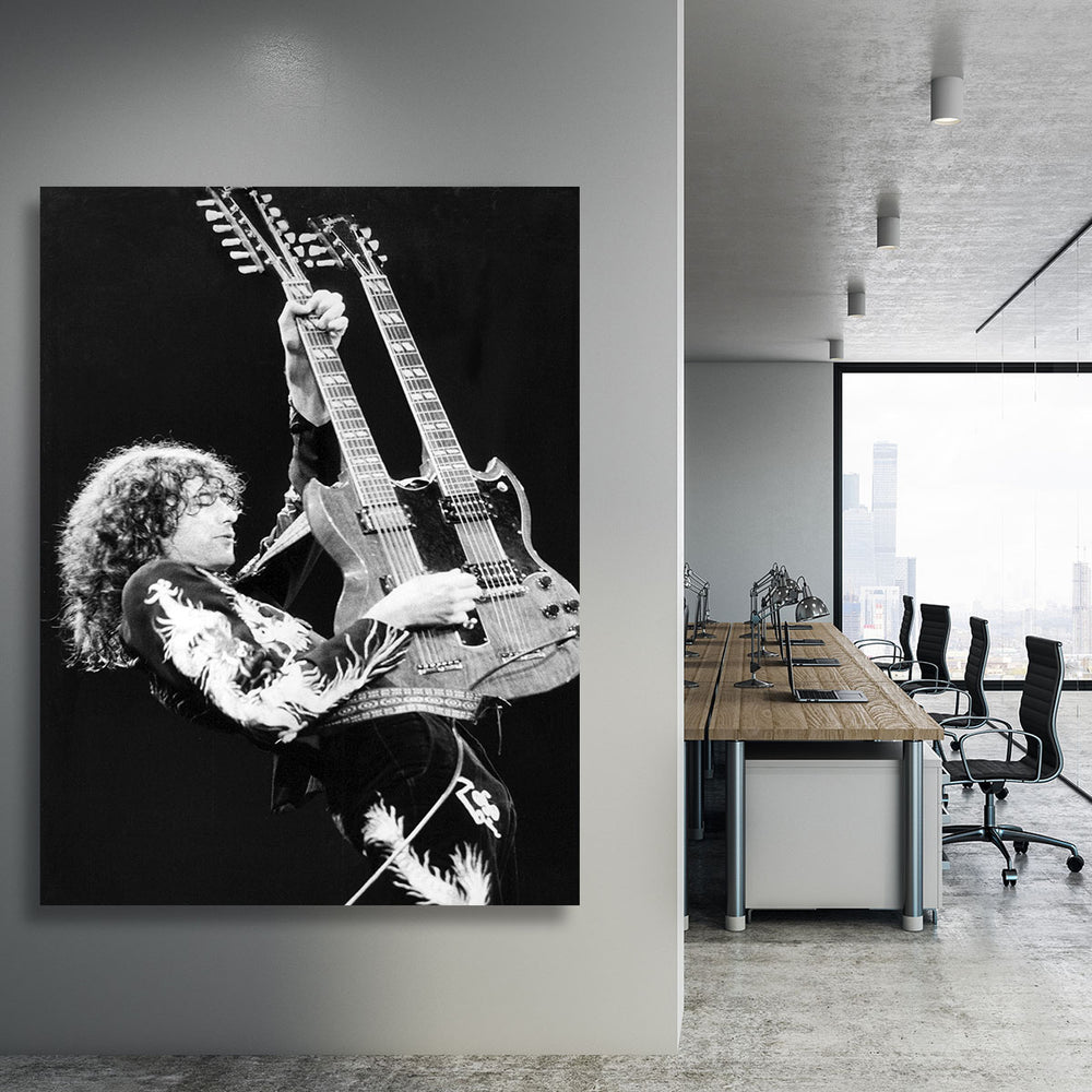 Jimmy Page of Led Zeppelin Canvas Print or Poster | Canvas Art Rocks