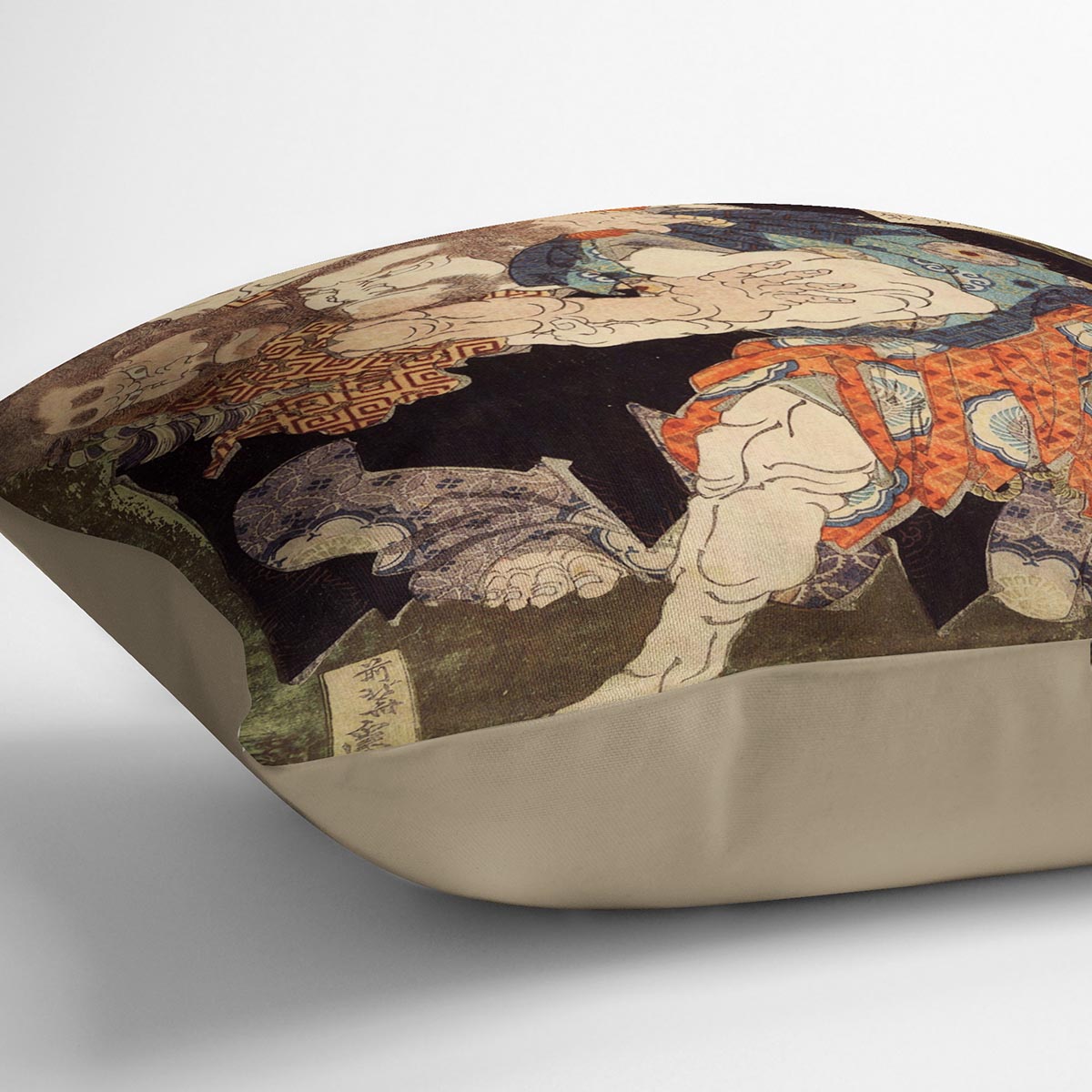 Get this Sumo wrestlers by Hokusai Throw Pillow in a range of sizes ...